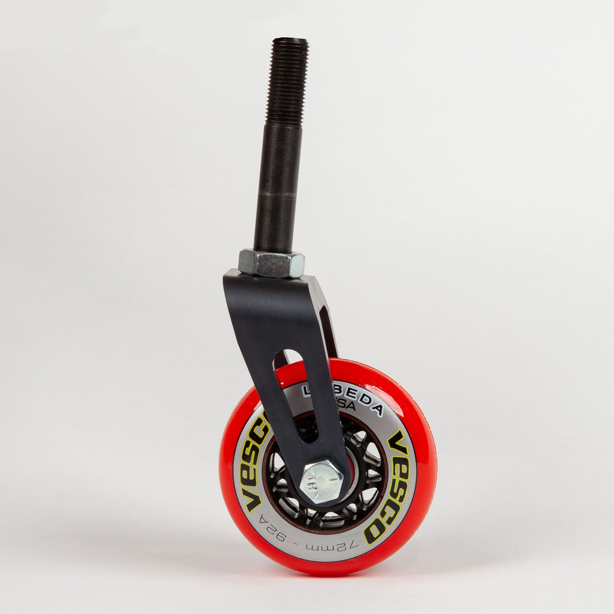 Caster Assembly Front, Rugby chair – Vesco Metal Craft